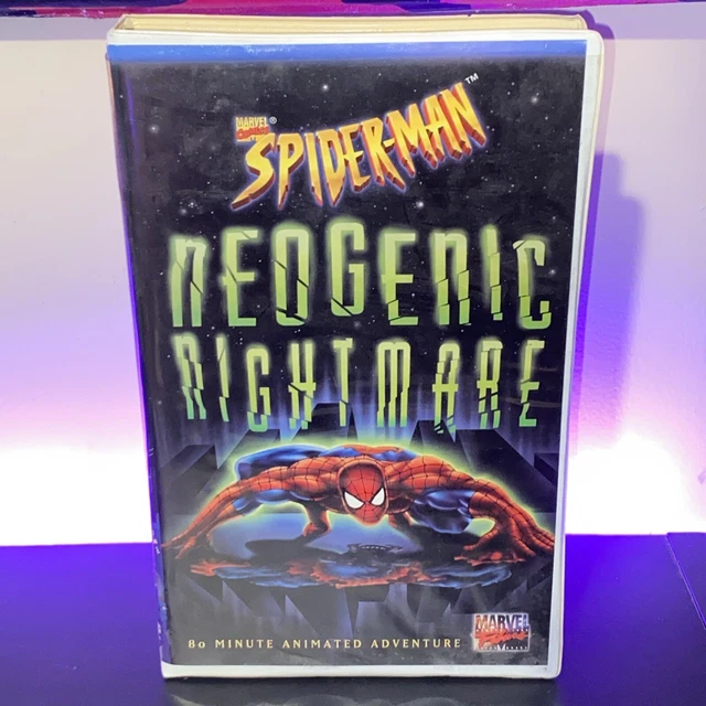 SPIDER-MAN NEOGENIC NIGHTMARE VHS 1997 Marvel Comics Films Movie ...