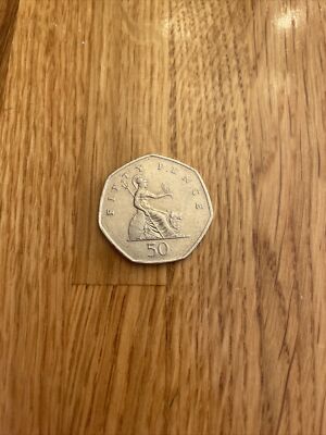 RARE 50P COIN (1997) with HRH Queen Elizabeth's 2nd Portrait on Coin ...