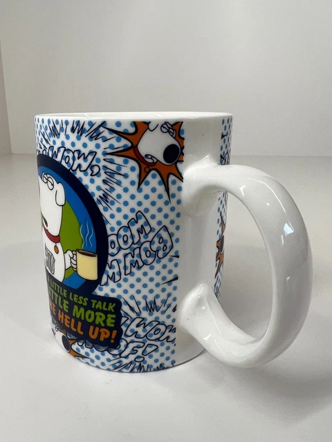 FAMILY GUY COFFEE mug cup Brian little less talk collectable 2013 20th ...