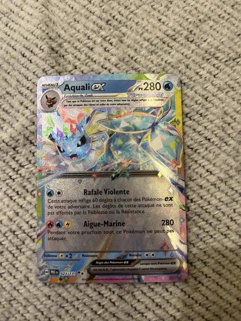 POKEMON - AQUALI EX 23/131 EV8.5 Evolutions Prismatiques EUR 10,00 ...