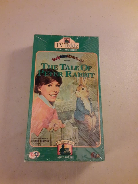 THE TALE OF Peter Rabbit TV Teddy Series (VHS 1991) Carol Burnett ...