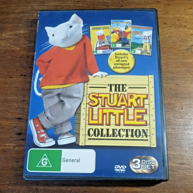 STUART LITTLE 1 2 3 DVD Collection R4 Hugh Laurie, Jonathan Lipnicki ...