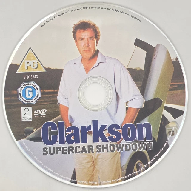 CLARKSON SUPERCAR SHOWDOWN DVD Region 2 PAL Jeremy Clarkson £1.91 ...