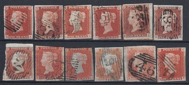GB QV 1d IMPERFS SELECTION UNCHECKED £4.25 - PicClick UK