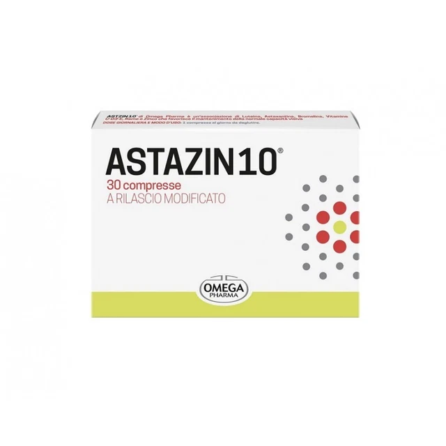 OMEGA PHARMA ASTAZIN 10 - Eye Health Supplement 30 double layer tablets ...