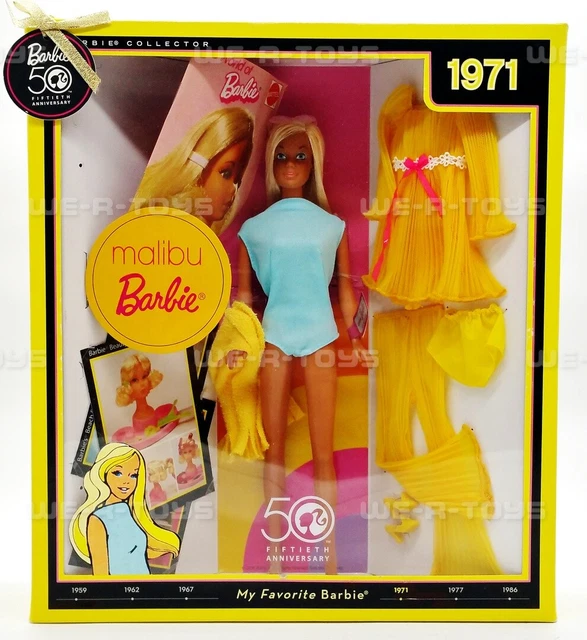 BARBIE MY FAVORITE Malibu Doll Time Capsule 1971 Reproduction 2008 ...