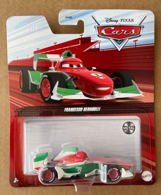 DISNEY PIXAR CARS Francesco Bernoulli 2023 Diecast NEW Red Card WGP Buy ...