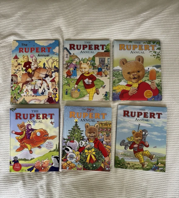 RUPERT ANNUALS 2006-2011 Including The 75th Rupert Annual £21.48 ...