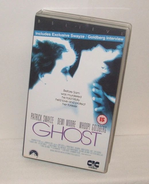 GHOST (1990) - VHS - Patrick Swayze, Demi Moore, Whoopi Goldberg £2.60 ...