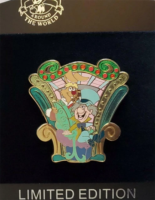 DISNEY STORE WORLD of Disney Carousel Pin Mad Hatter & March Hare 79282 ...