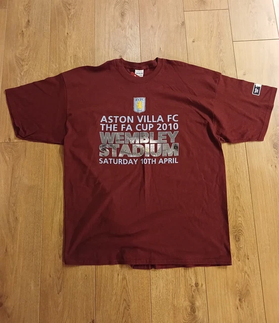 ASTON VILLA VS Chelsea Wembley Stadium 2010 FA Cup T-shirt Official ...