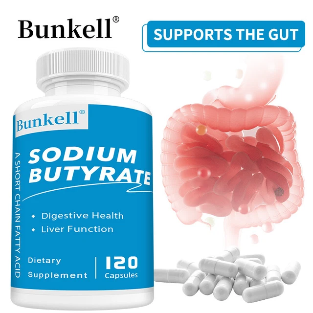 BUTYRATE WITH SODIUM Capsules - Supports Healthy Digestion, Gut ...