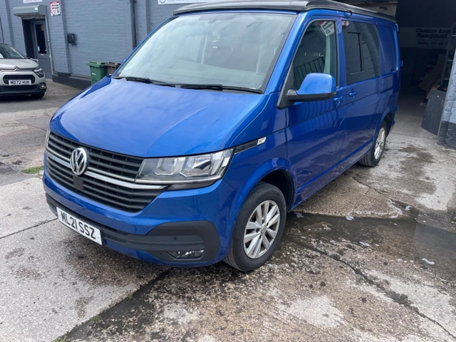 VW TRANSPORTER T28 highline tdi 2021 manual, flood damaged salvage Hpi ...