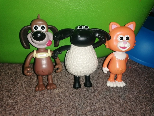 CBEEBIES AARDMAN TIMMY Time Poseable Figures- Timmy & Mittens The Cat ...