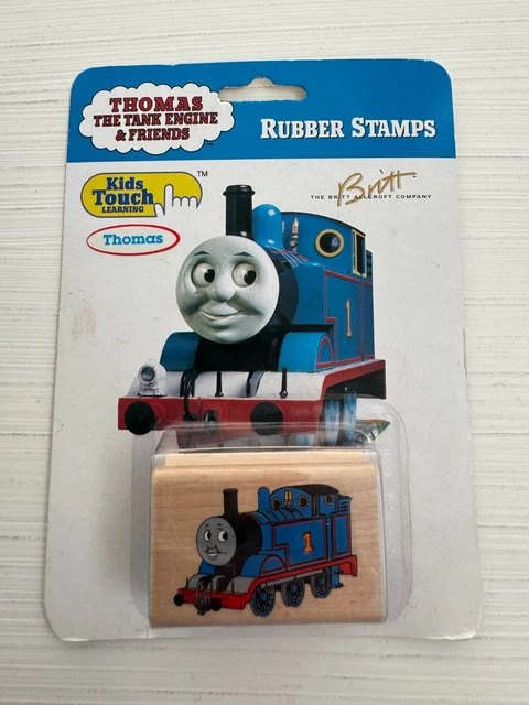 VINTAGE THOMAS THE Tank Engine & Friends Rubber Stamp * Rare! Sealed ...