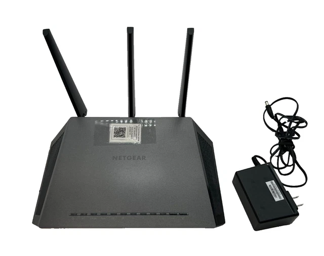 NETGEAR NIGHTHAWK AC1900 Smart WiFi Router Model R7000 Black $14.24 ...