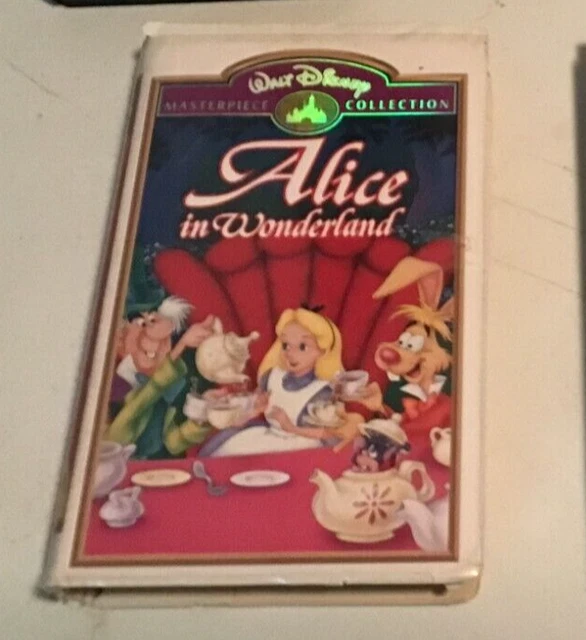 Alice In Wonderland Walt Disney Masterpiece Collection Vhs £17 98