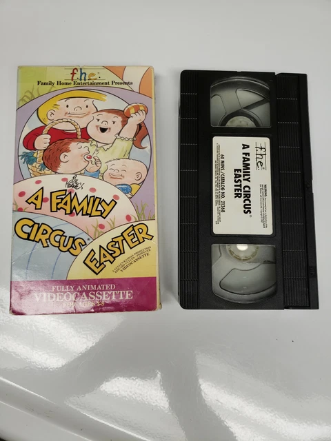 A FAMILY CIRCUS Easter VHS Tape $4.99 - PicClick