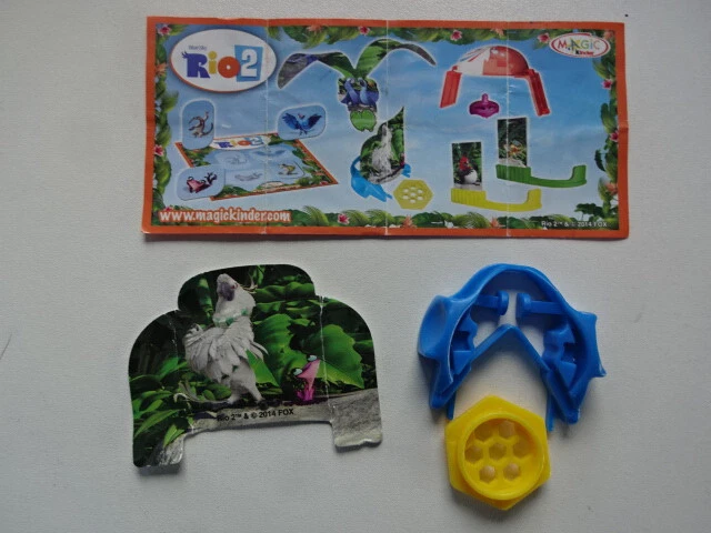 FERRERO KINDER JOY Eier / 2011 DC-304G - Rio 2 - Dschungelfieber ...