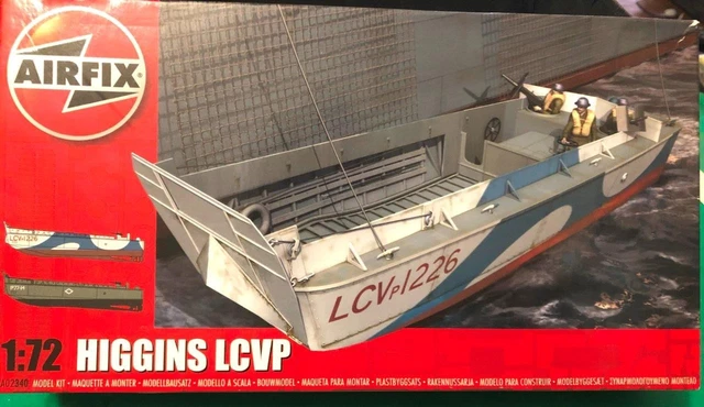 AIRFIX 1:72 SCALE HIGGINS L.C.V.P. NORMANDY LANDING CRAFT MODEL KIT ...