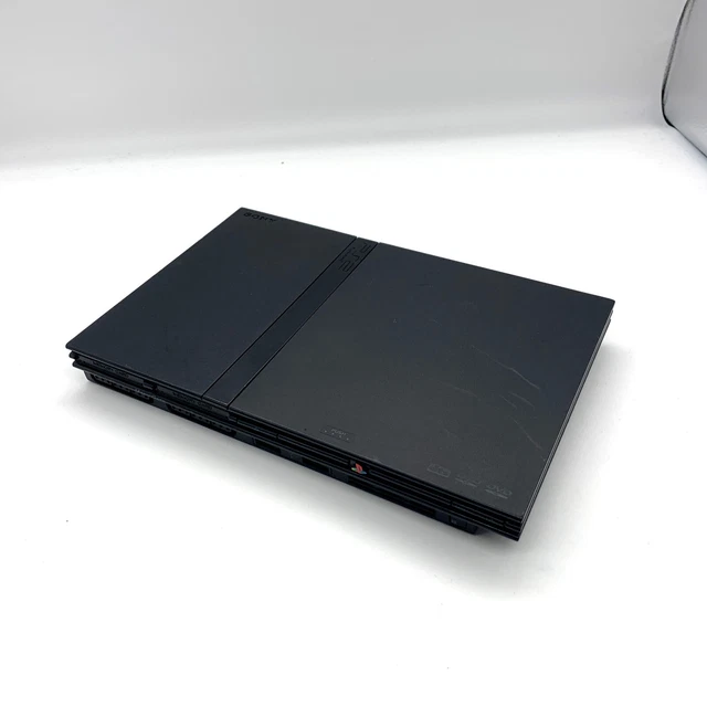 SONY PLAYSTATION 2 Ps2 Slim Console Black System Only Fully Tested! £32 ...