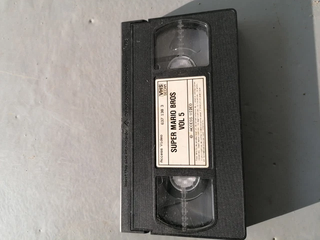 VHS - SUPER Mario Bros Vol 5 - Cassette Nintendo Nes Video Jeux Video ...