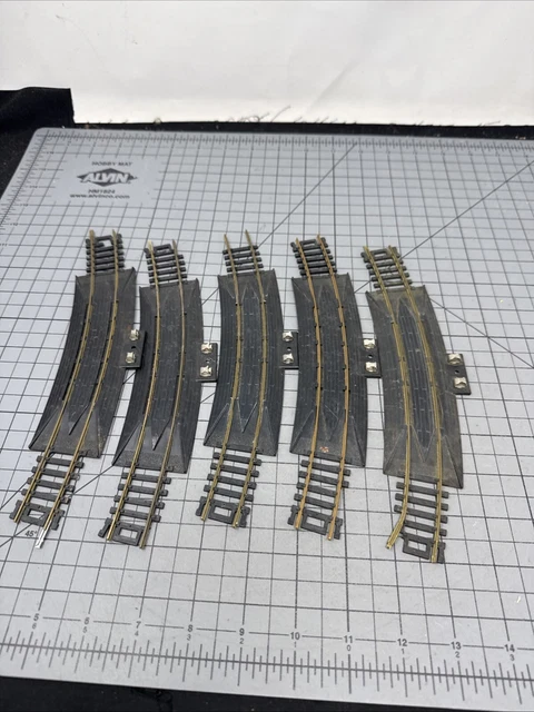 HO SCALE TYCO 9” Curve Rerailer Terminal Track Rail / No 25671 Lot Of 5 ...