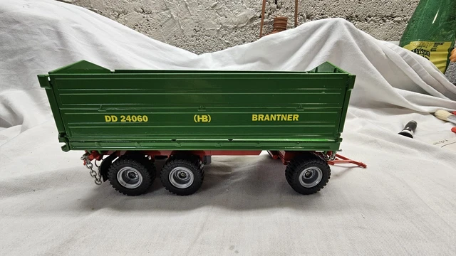 RARE REMORQUE BENNE Siku 1:32 Brantner Ref 4355 Tracteur John Deere EUR ...