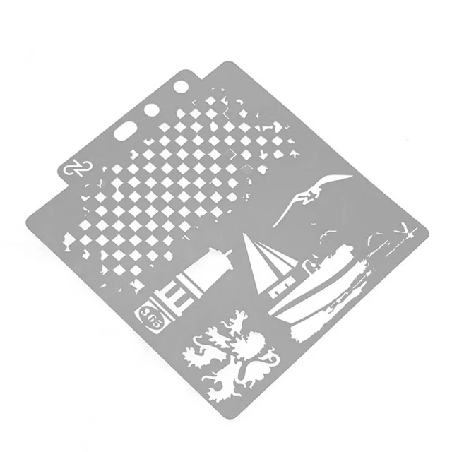 CHILDRENS STENCILS GRID Stencil Drawing Sketch Stencil Easy Drawing ...