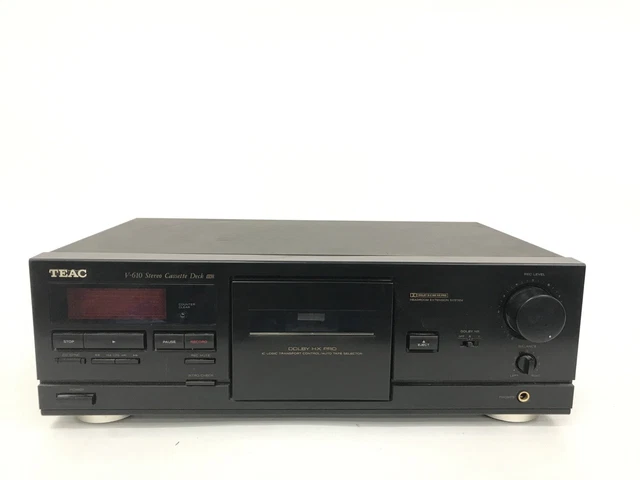 TEAC V-610 STEREO Cassette Tape Deck In Black Spares Repairs EUR 13,40 - PicClick IT
