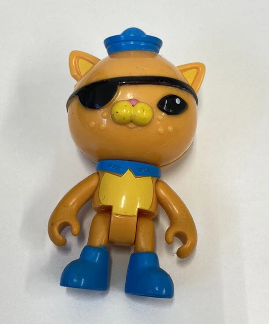 DISNEY JR. CBEEBIESTHE Octonauts Cat Kwazii Toy Figure Mattel 7cm ...