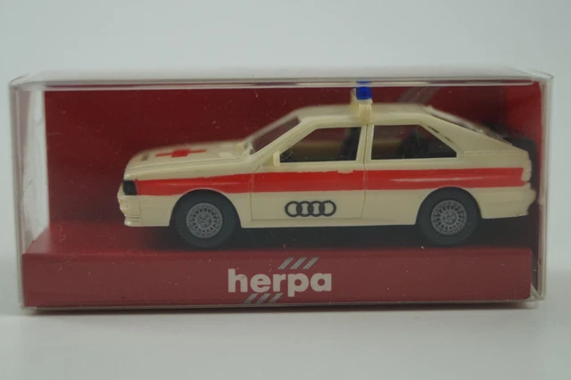 HERPA MODELLAUTO 1:87 H0 Audi Quattro Nr. 4059 Notarzt EUR 7,00 ...