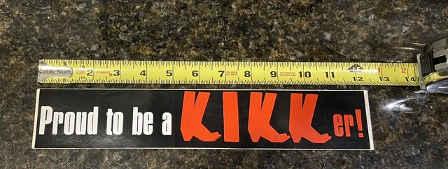 HTF VINTAGE KIKK Houston Texas Radio Station Bumper Stickers KIKKer ...