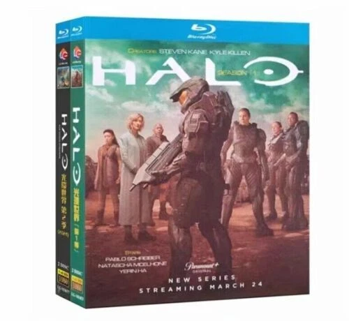 HALO:SEASON 1-2 TV Series Blu-Ray DVD BD 4 Disc All Region Box Set EUR ...