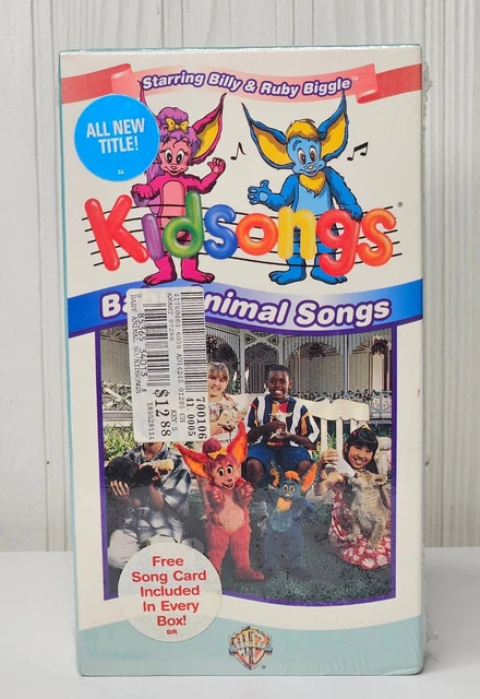KIDSONGS BABY ANIMAL Songs VHS VCR Video Tape Billy & Ruby Biggle ...