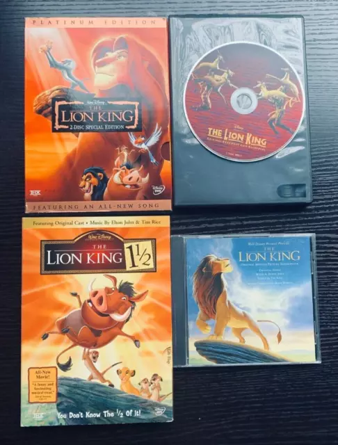 Disney Dvd Lion King Lot Original Lion 15 Broadway Recording Soundtrack Cd £1848 Picclick Uk