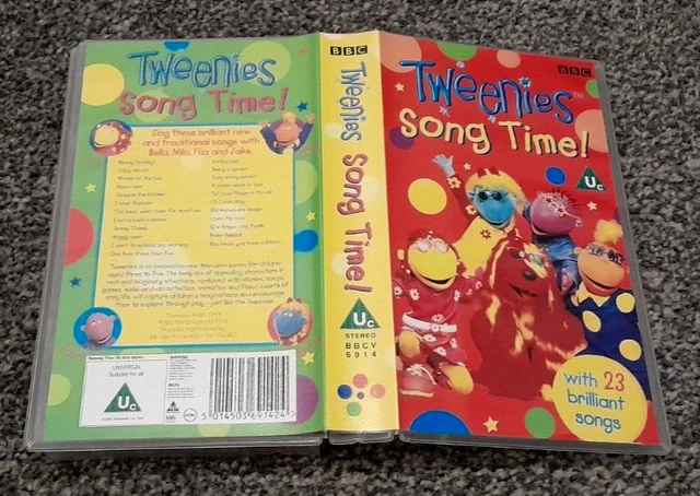 TWEENIES SONG TIME Bbc Video Bella Fizz Milo Jake Pal Vhs Video Kids ...