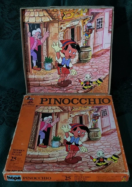PINOCCHIO PUZZLE IN legno 25 PEZZI Michael Stanfield Products ...