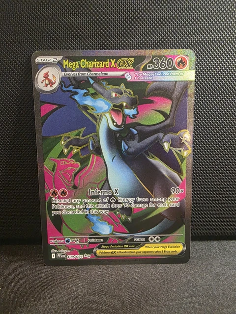 POKEMON PHANTASMAL FLAMES Mega Charizard X Ex 109/094 NM $63.99 ...