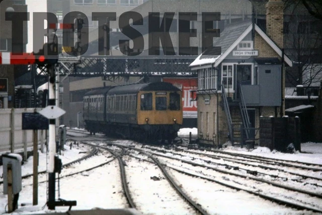 35MM SLIDE BR British Rail Diesel DMU Class 110 E51809 Lincoln 1987 ...