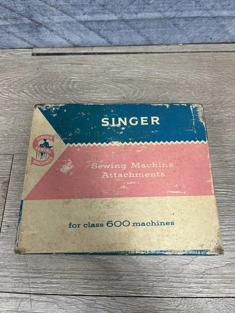 VINTAGE SINGER SEWING Machine Attachments For Class 600 Machines ...