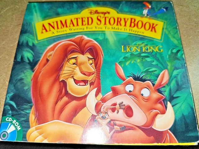 DISNEY'S THE LION King Animated StoryBook PC CD-Rom 1995 Windows Mac £9 ...