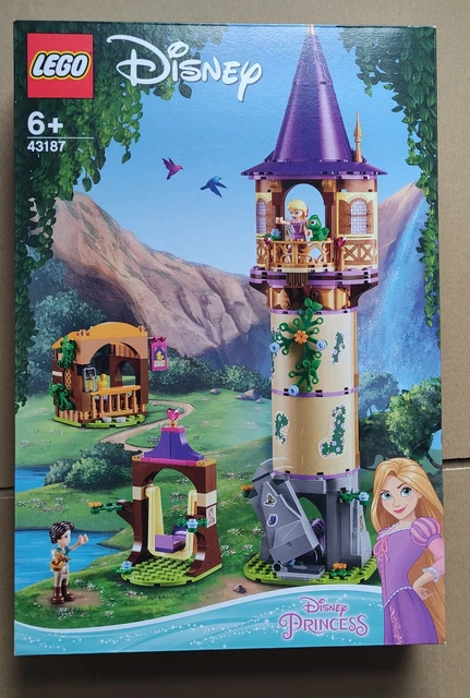 LEGO 43187 DISNEY Princess Rapunzel’s Tower, Buildable Castle Toy ...
