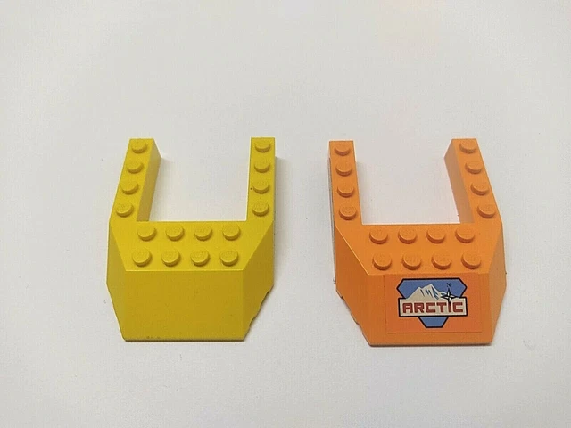 LEGO WING/ROOF VEHICLE/COCKPIT Hollowed out 6x8 Slope Wedge w cut out ¤ ...