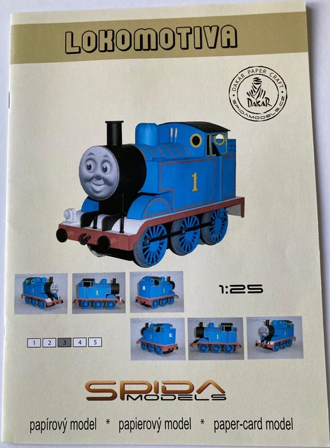 THOMAS THE TANK Engine paper model 1:25 scale (Spidamodels) £10.00 ...