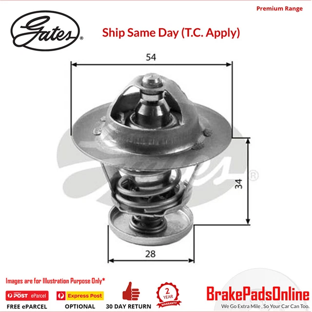 THERMOSTAT FOR TOYOTA Hilux Surf MK II KDN170 3L 2.8L Diesel 4Cyl 4WD ...