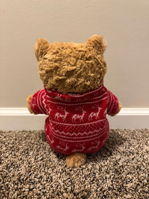 JELLYCAT BARTHOLOMEW BEAR Winter Pyjamas Plush -Festive Teddy Gift BNWT ...