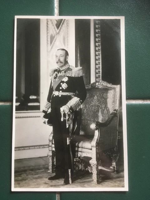 VINTAGE ROYAL FAMILY postcard: King George V - official silver jubilee portrait £4.00 - PicClick UK
