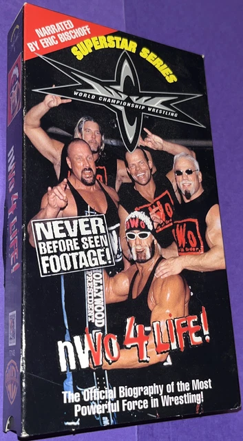 WCW NWO 4 Life VHS Hulk Hogan Kevin Nash Lex Luger Scott Hall Wrestling AEW Rock £8.21 - PicClick UK