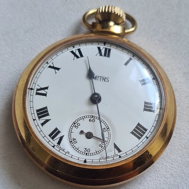 VINTAGE SMITHS POCKET watch working c1960 B1 £26.68 - PicClick UK